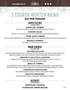 Eden Trattoria | Toronto, ON | (416) 255-5588